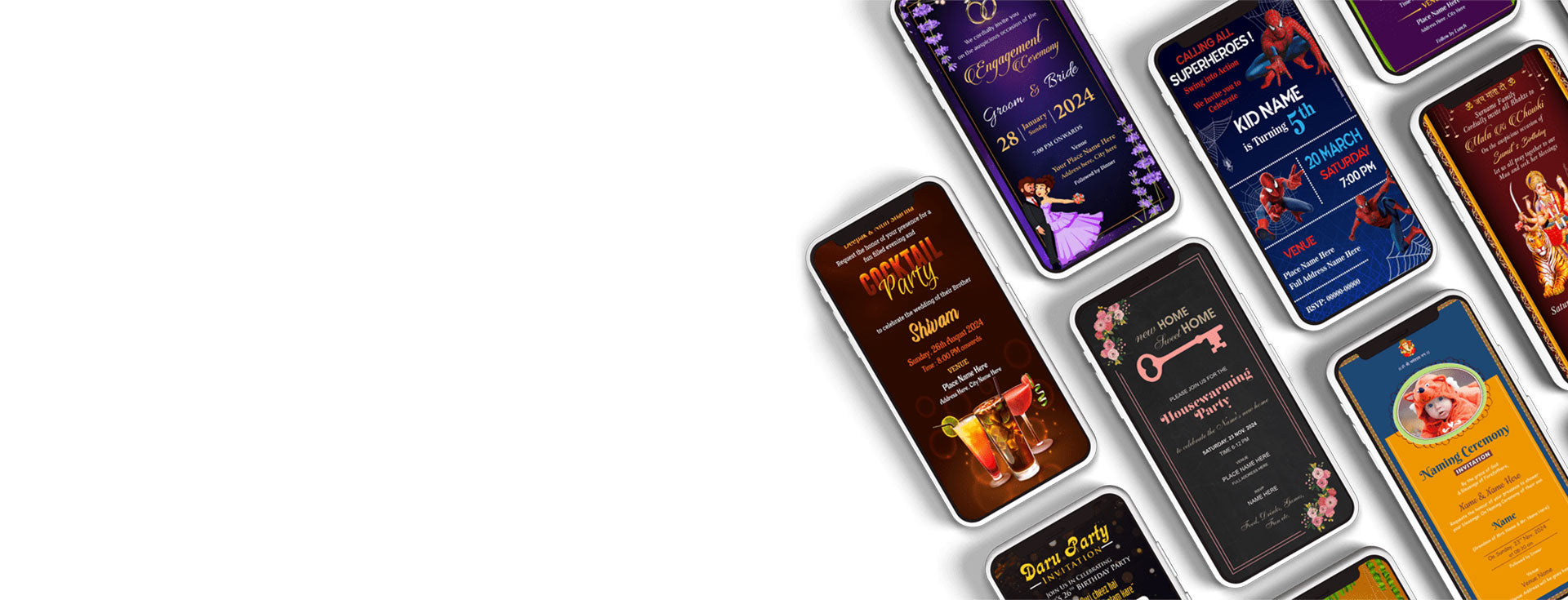 Digital Invitation Video Maker Online | Make Wedding Invitation Videos ...