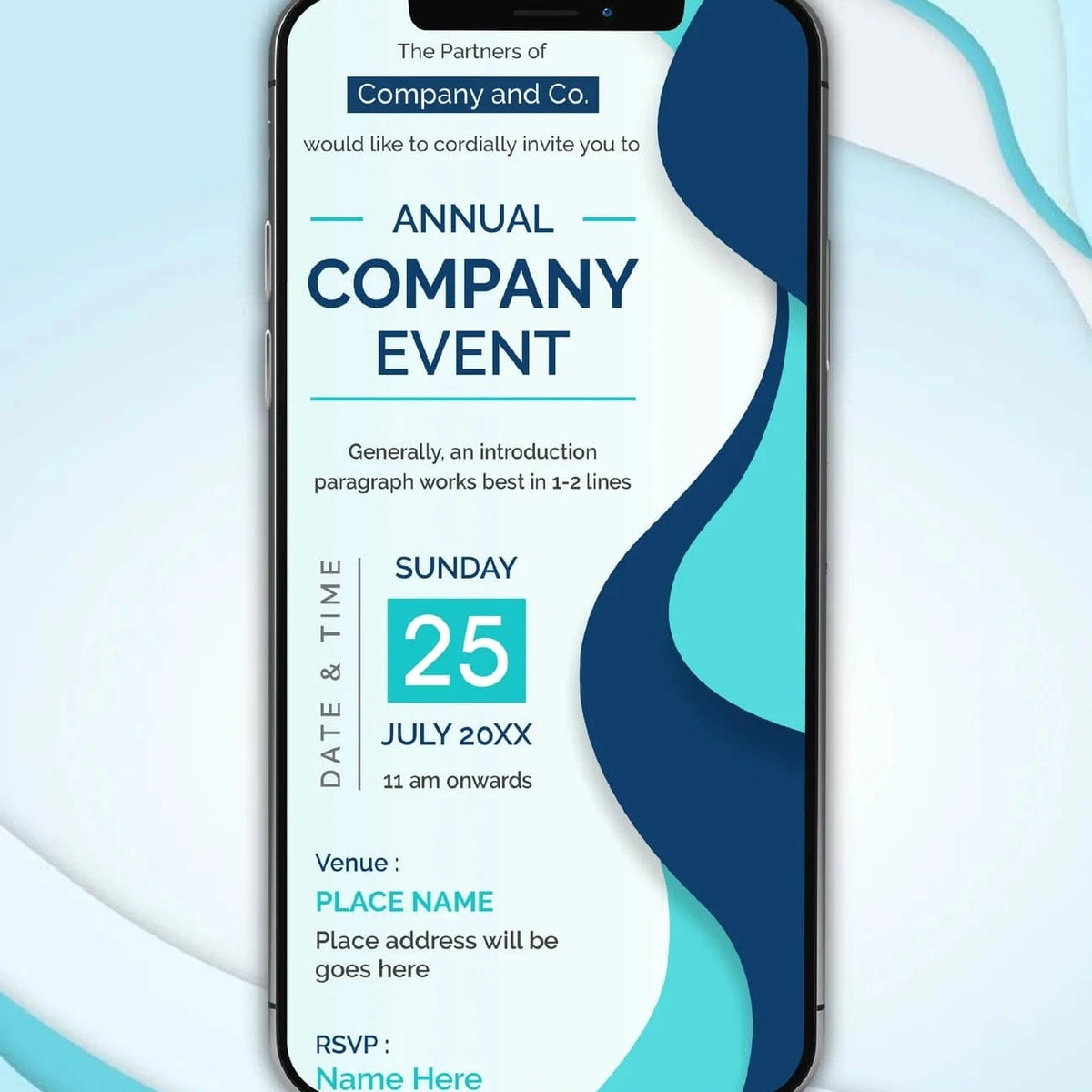 Corporate Company Event Invitation | Business Conference Digital Invit ...