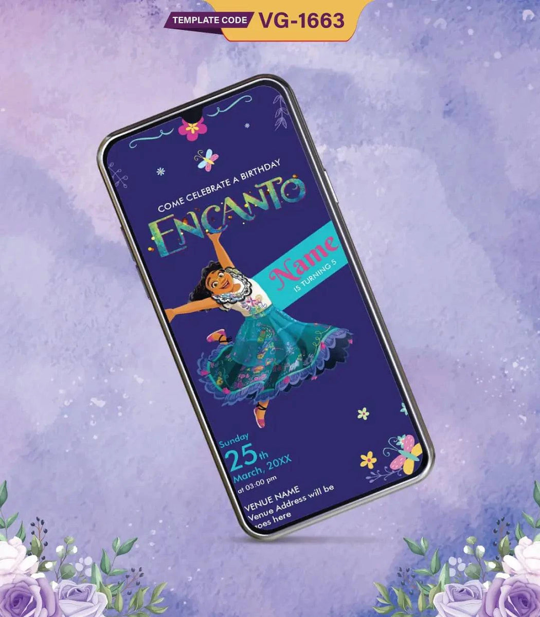 Encanto-Themed Birthday Party Invitation | Magical Disney Birthday E ...