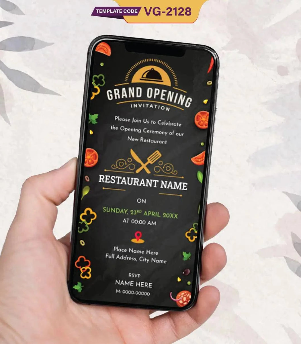 Restaurant Grand Opening Invitation Restaurant Grand Opening